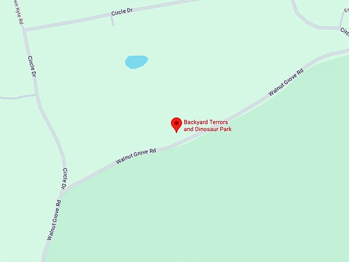 16. backyard terrors and dinosaur park map