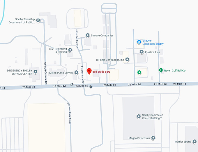 16. bad brads bbq map