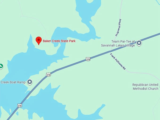 16. baker creek state park map