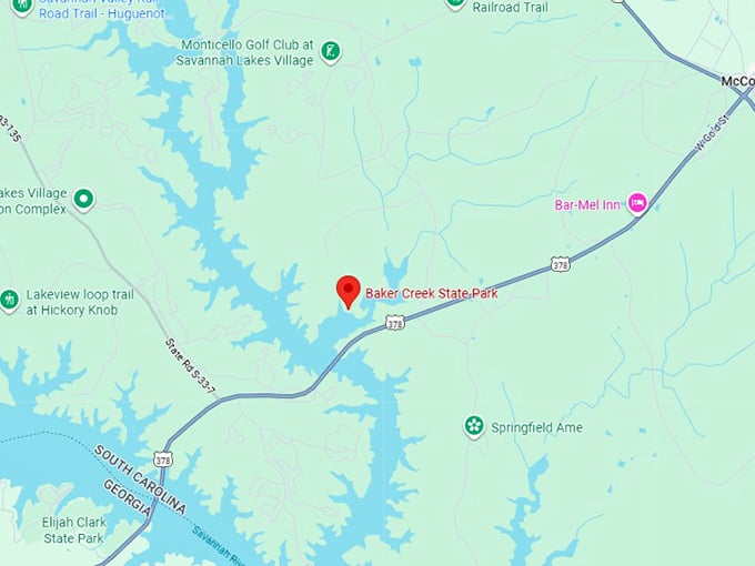 16. baker creek state park map