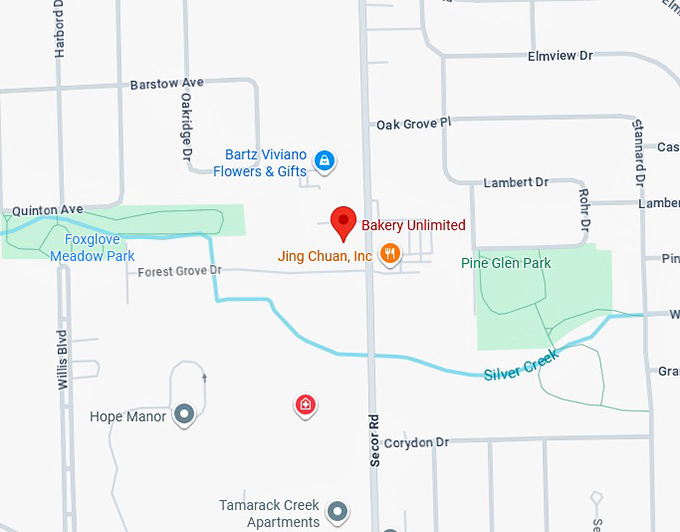 16. bakery unlimited map