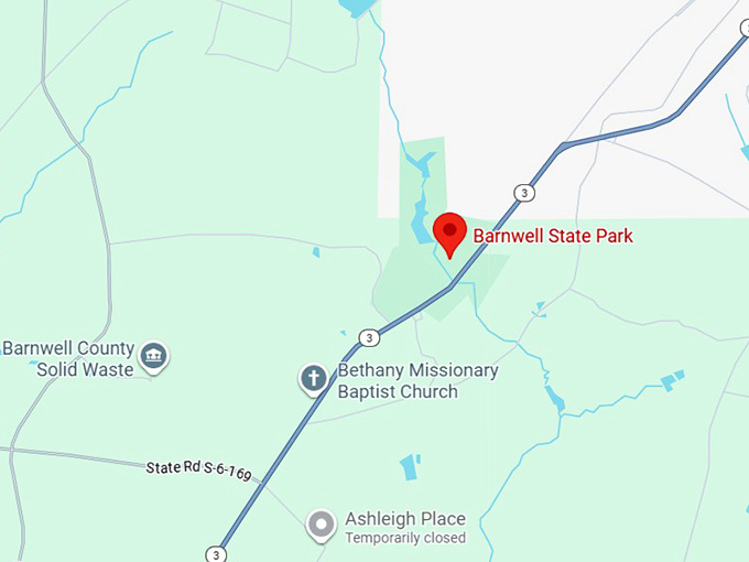 The brick-lined spot at Barnwell sets the scene for a cozy gathering place, offering a peaceful escape from the noise of everyday life.