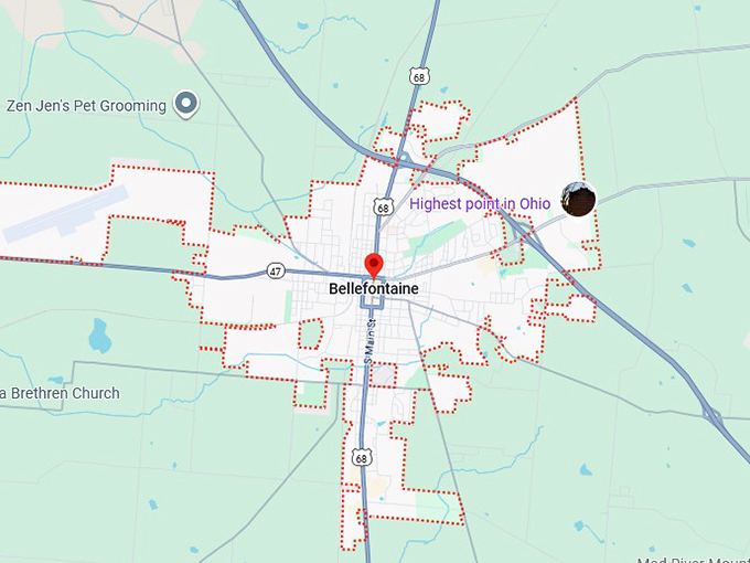 16. bellefontaine map