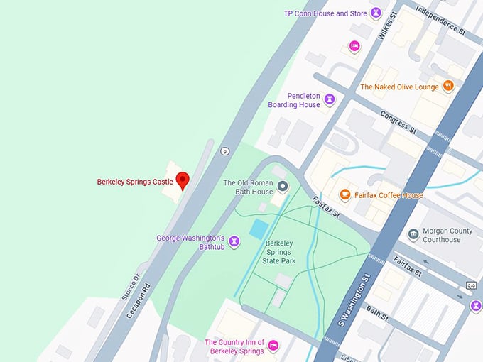 16. berkeley springs castle map