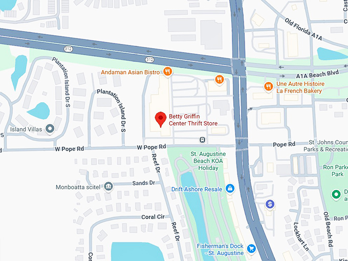 16. betty griffin center thrift store map