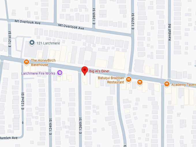 16. big al's diner map