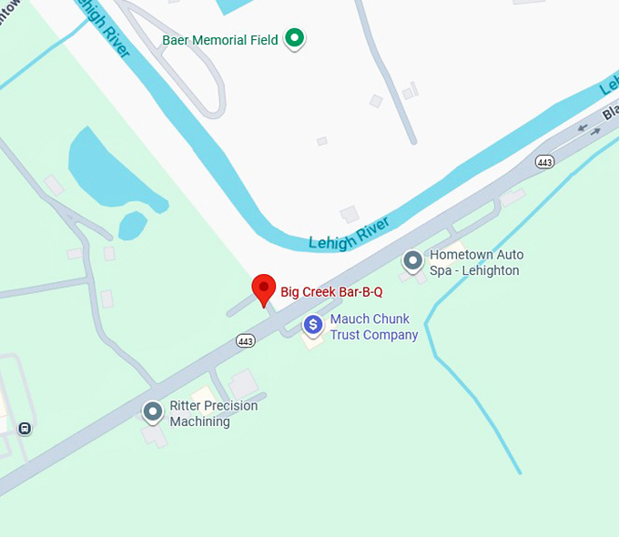 16. big creek bar‑b‑q map