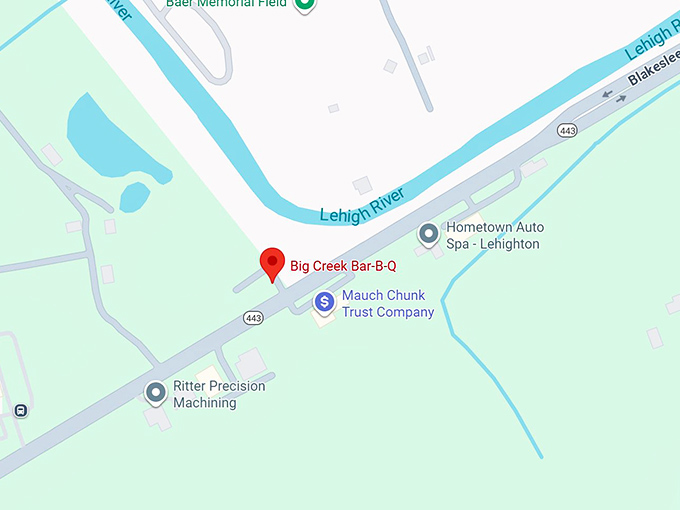 16. big creek bar‑b‑q map