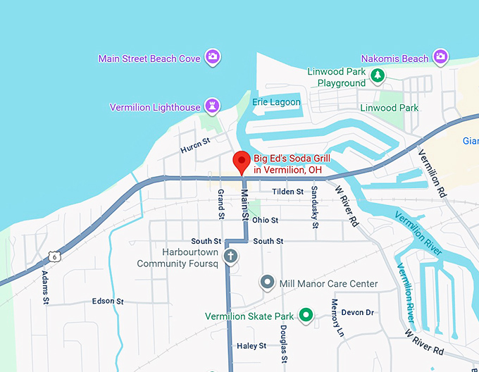 16. big ed's soda grill in vermilion, oh