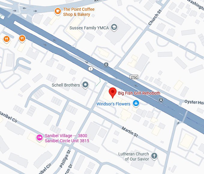 16. big fish grill rehoboth map