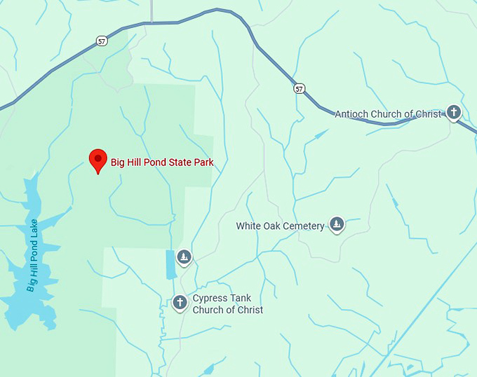 16. big hill pond state park map