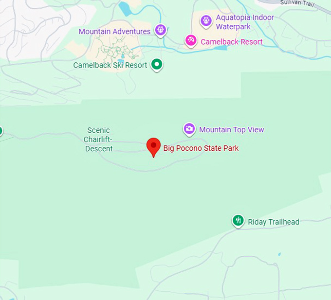16. big pocono state park map
