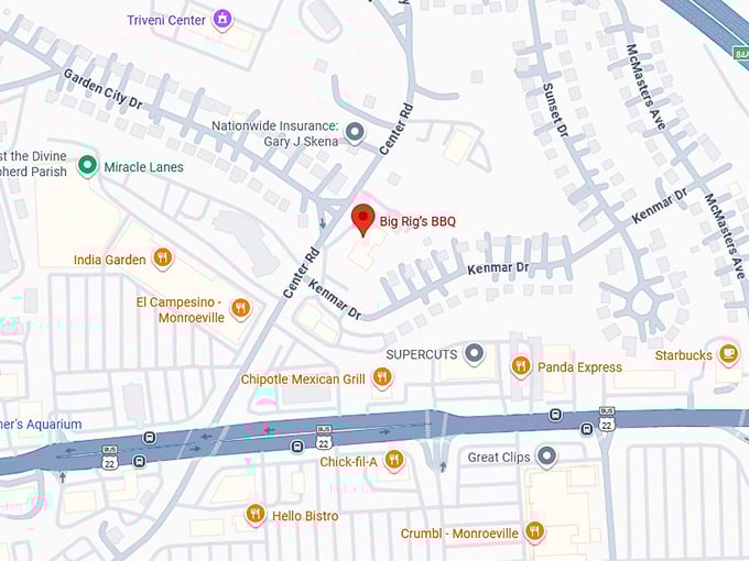 16. big rig&rsquo;s bbq map