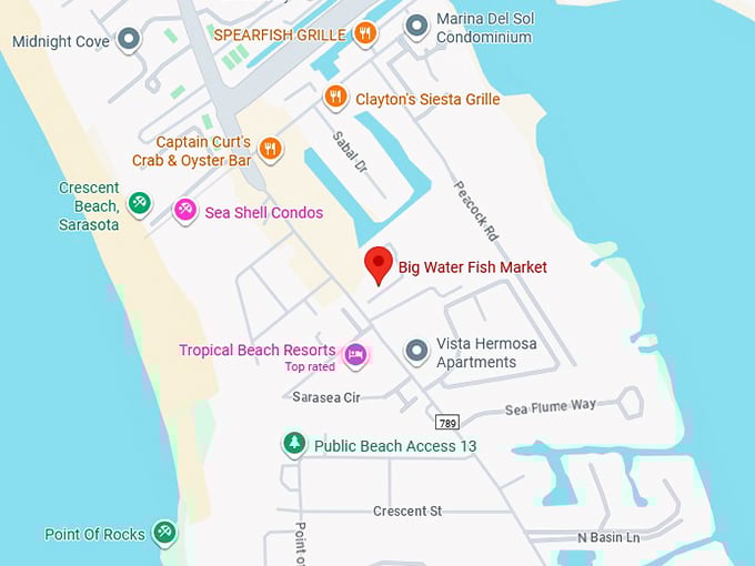 16. big water fish market map