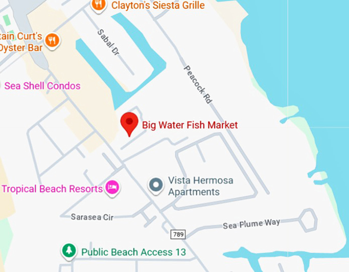 16. big water fish market map