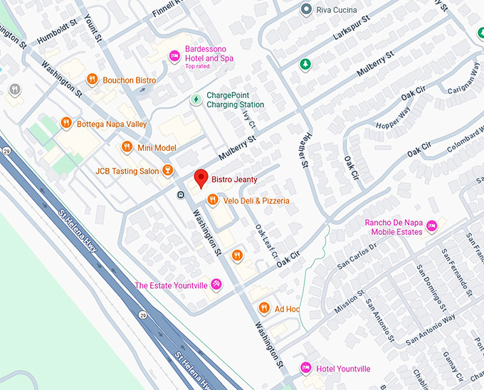 16. bistro jeanty map