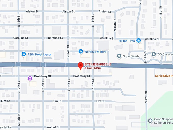 16. bite me barbecue map