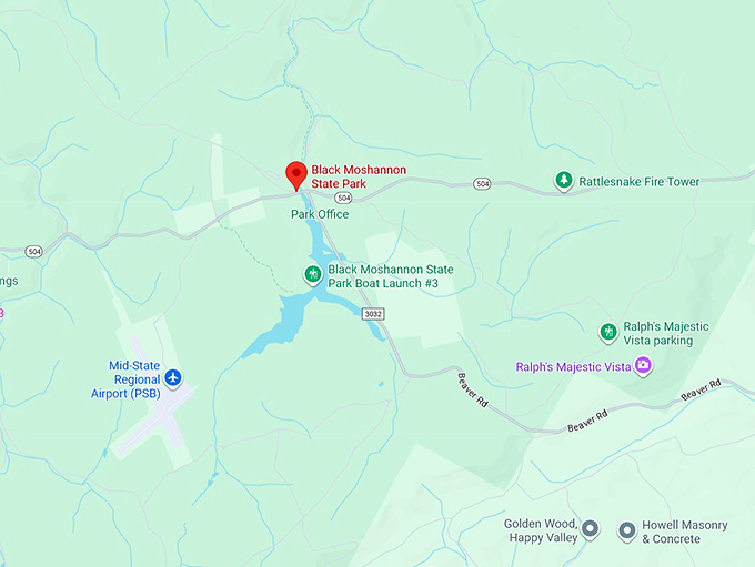 16. black moshannon state park map
