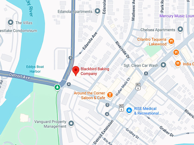 blackbird baking co. map