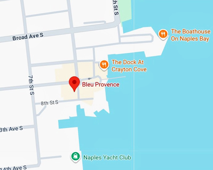 16. bleu provence map