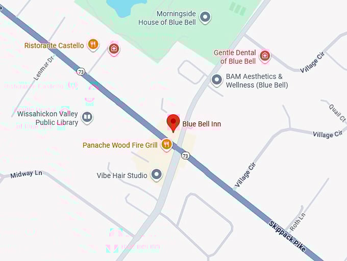 16. blue bell inn map