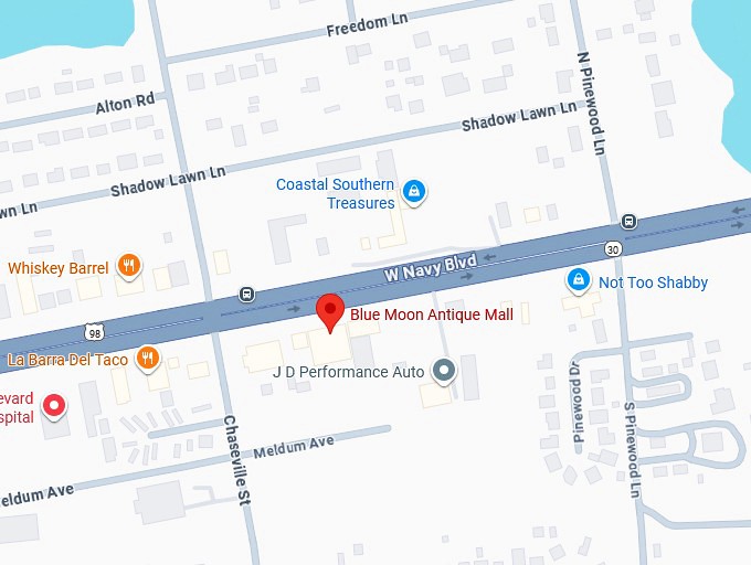 16. blue moon antique mall map