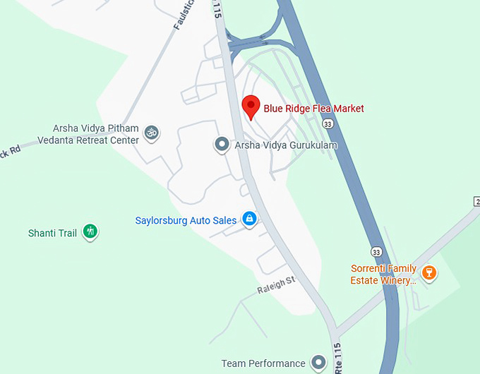 16. blue ridge flea market map