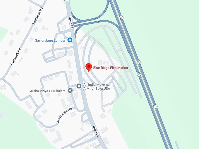 blue ridge flea market map