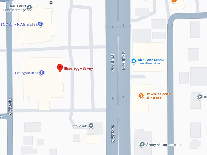 16. blue's egg + bakery map