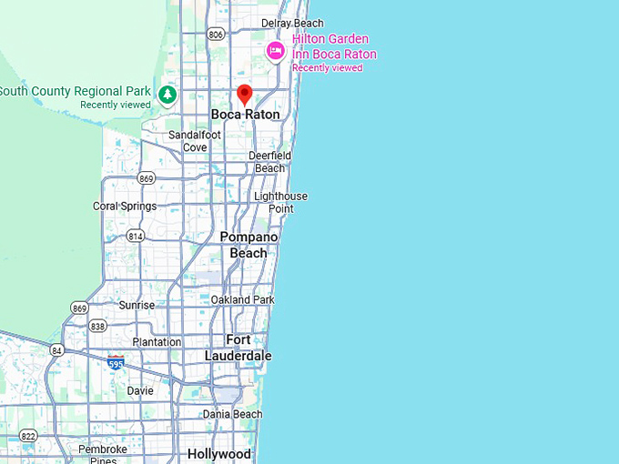 16. boca raton map