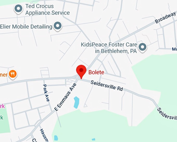 16. bolete restaurant map