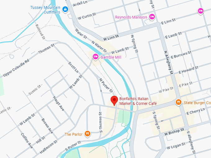 16. bonfatto&rsquo;s italian market & corner cafe map