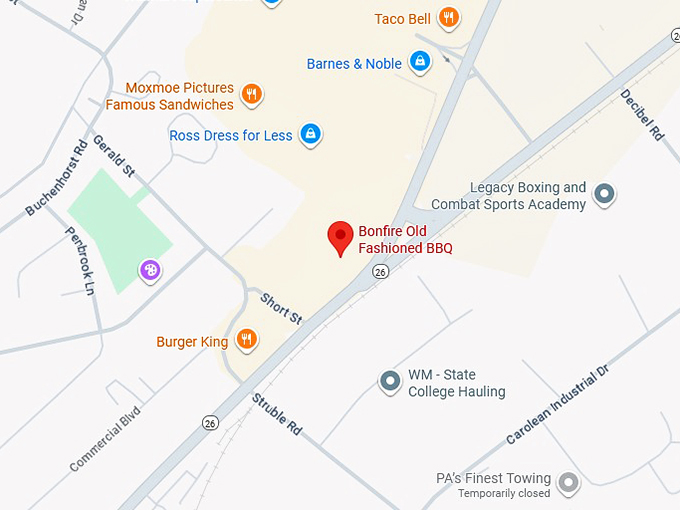 16. bonfire old fashioned bbq map