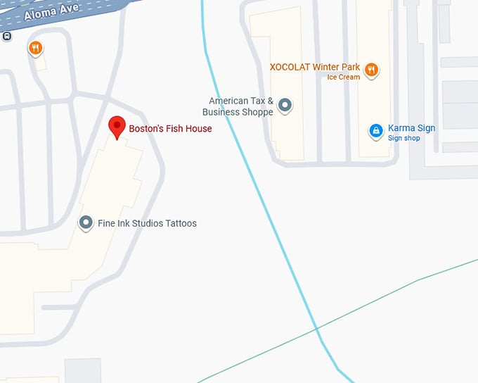 16. boston's fish house map