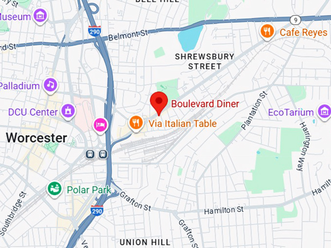 16. boulevard diner map
