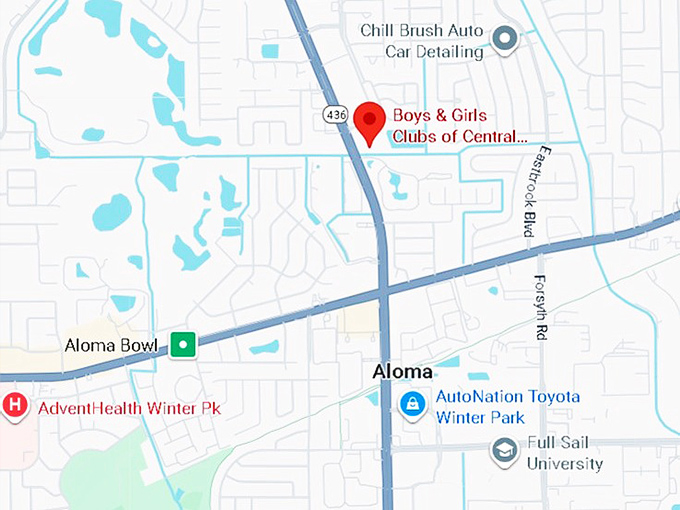 16. boys & girls clubs of central florida thrift store map