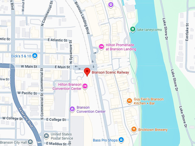 16. branson scenic railway map