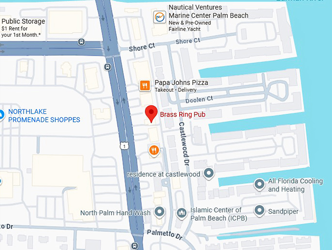 16. brass ring pub map