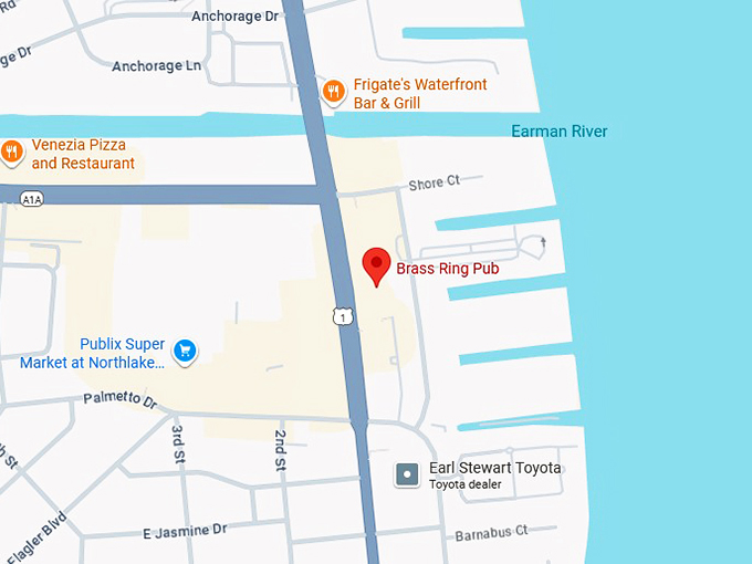 16. brass ring pub map