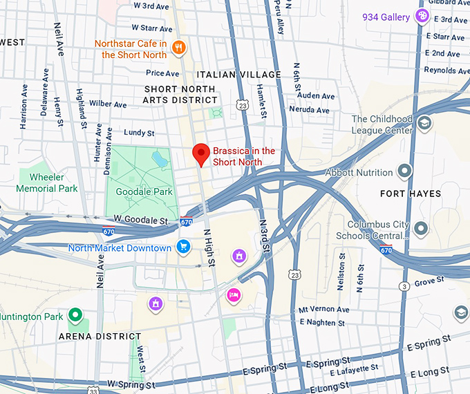 16. brassica in the short north map