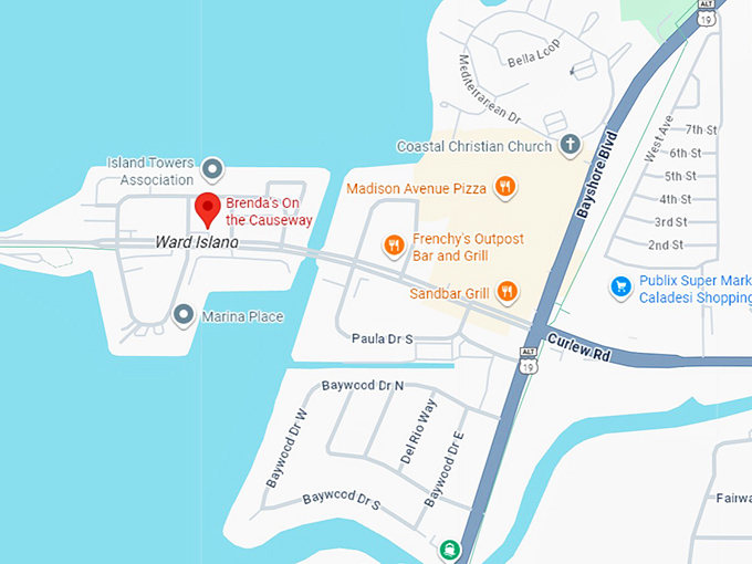 16. brenda's on the causeway map