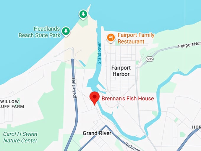brennan's fish house map