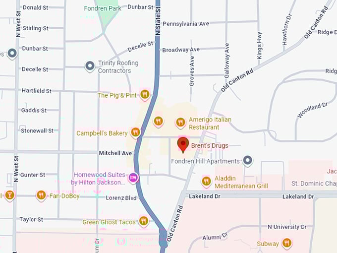 16. brent's drugs map