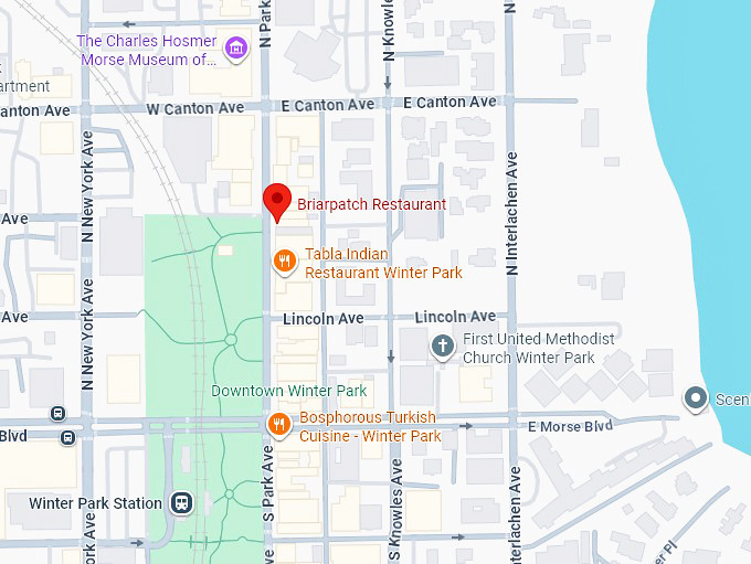 16. briarpatch restaurant map