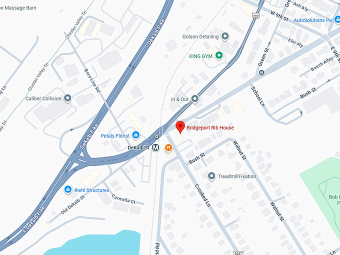 16. bridgeport rib house map