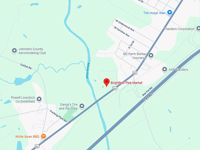 16. brightleaf flea market llc map