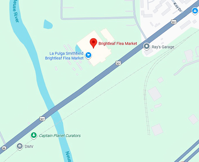 16. brightleaf flea market llc map