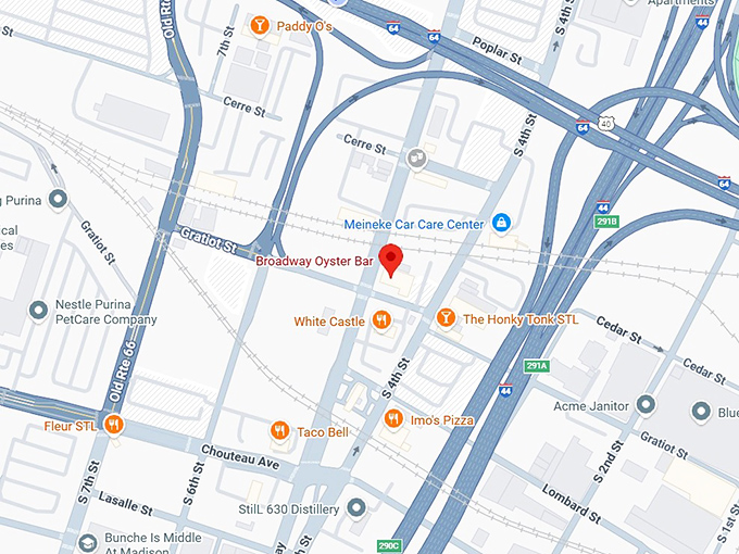 16. broadway oyster bar map