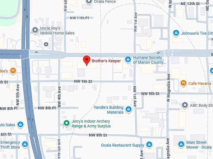brother&rsquo;s keeper (320 nw 10th st) map