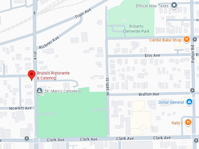 16. bruno's ristorante & catering map